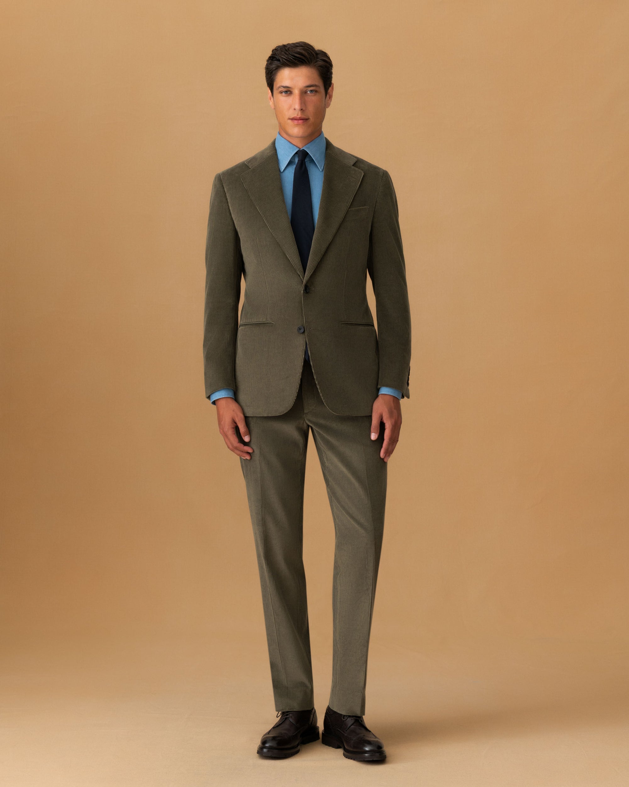 Men's Brown Corduroy Single Breasted Suit – Thom Sweeney