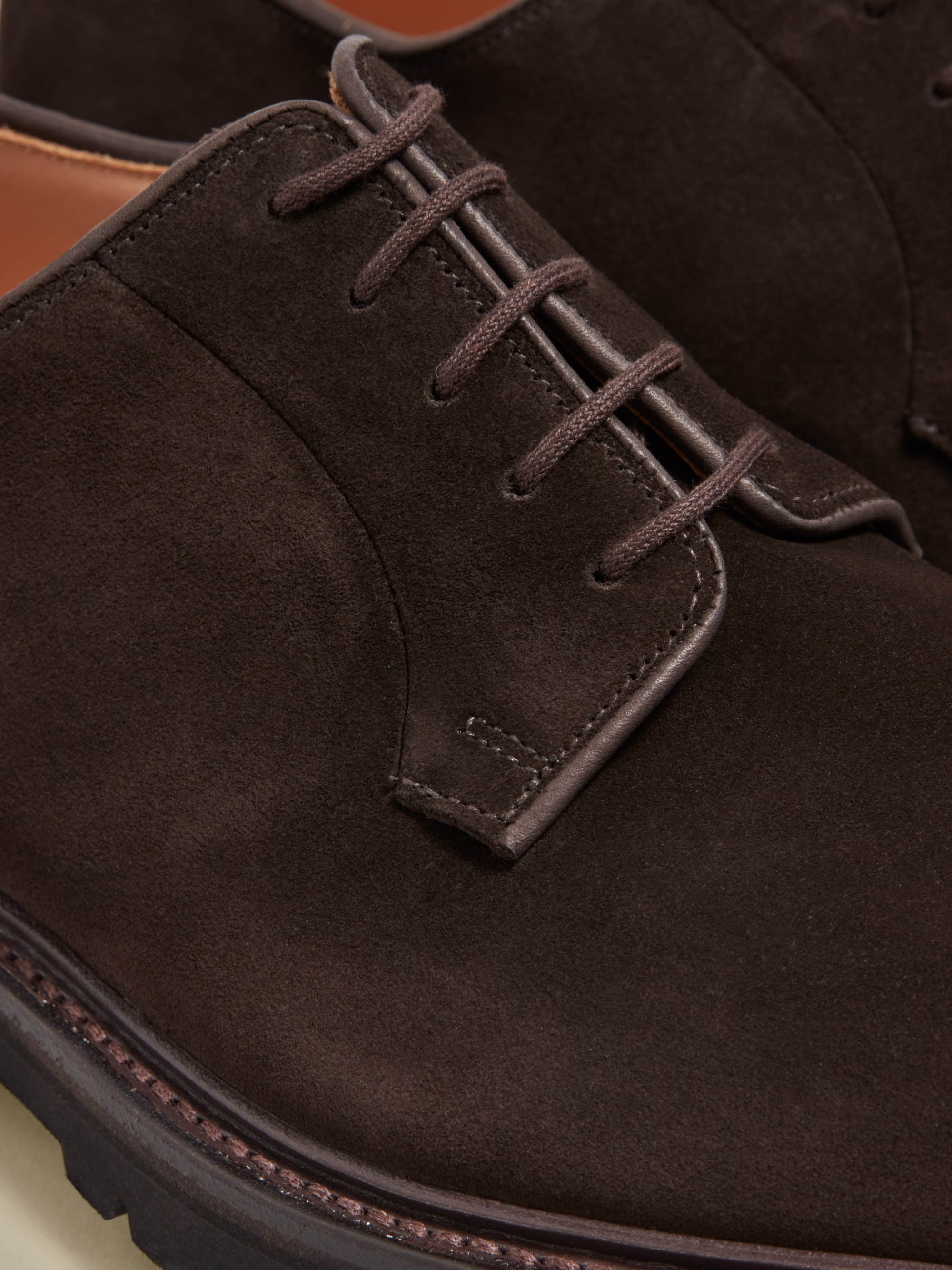 Men's Espresso Brown Split Suede Derby Shoes – Thom Sweeney